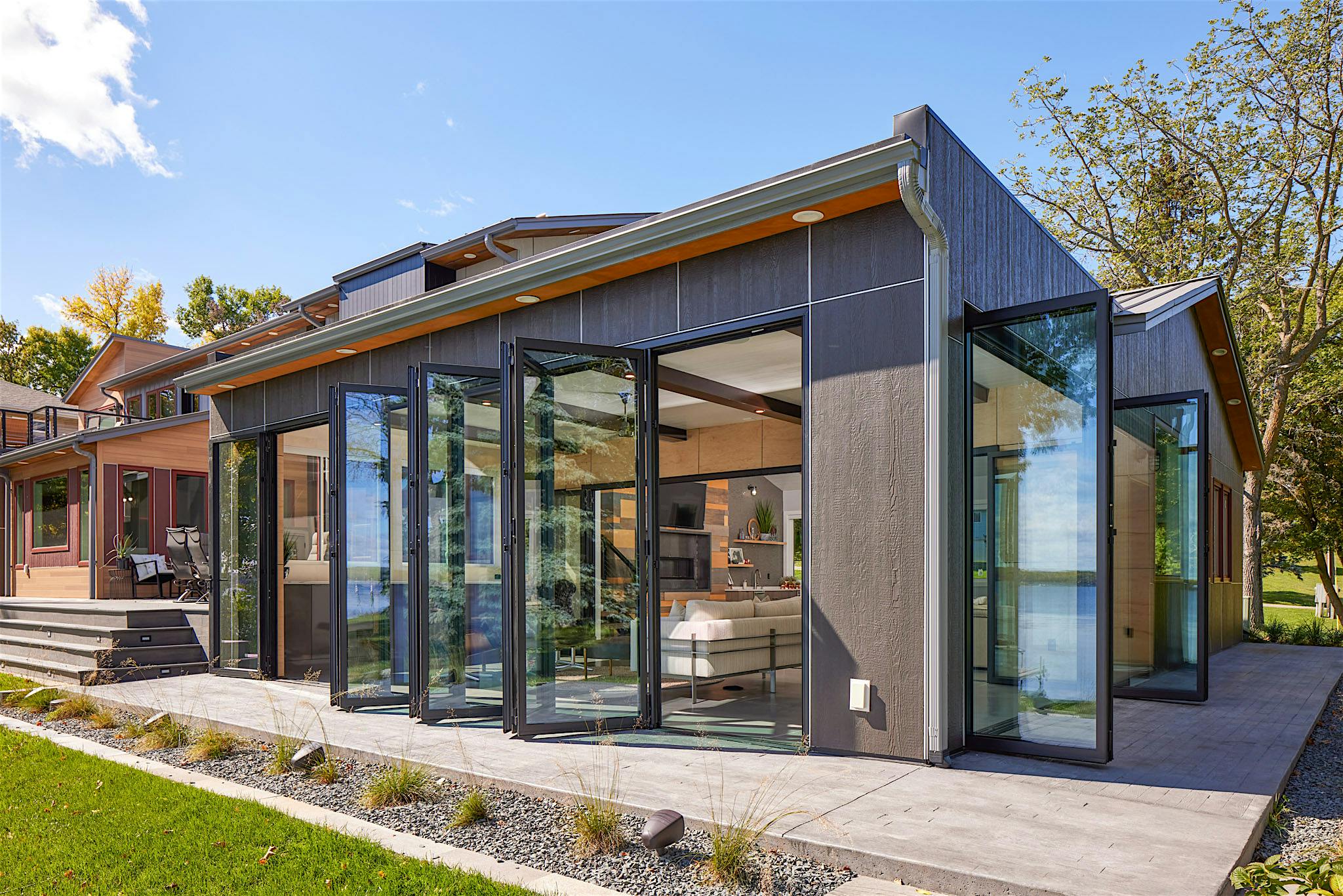 Next Level Lakeside Living With Generation 4 Folding Glass Walls Nanawall